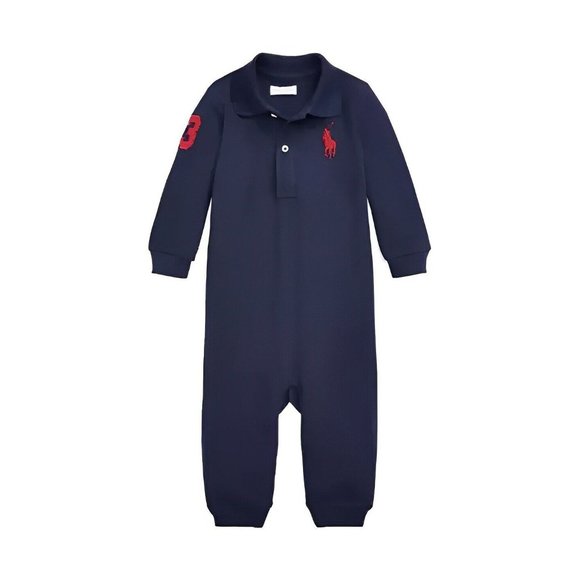 Polo Ralph Lauren | One Pieces | Nwt Ralph Lauren Baby Boys Big Pony ...